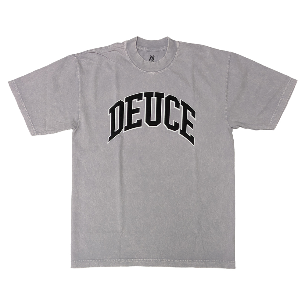 deuce ストリートTシャツ【COLLEGE】グレー│バスケ用品専門店 BB KONG オンラインストア